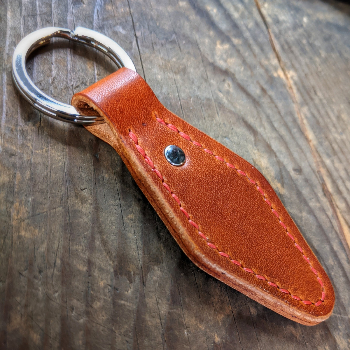 Retro Leather Hotel Key Fob - Personalized Leather Fob – Caliber ...